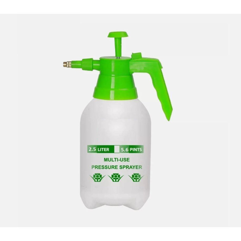 MantraRaj 2.5L Garden Sprayer Pressure Hand Pump Action with Adjustable Nozzle Weed Killer ...